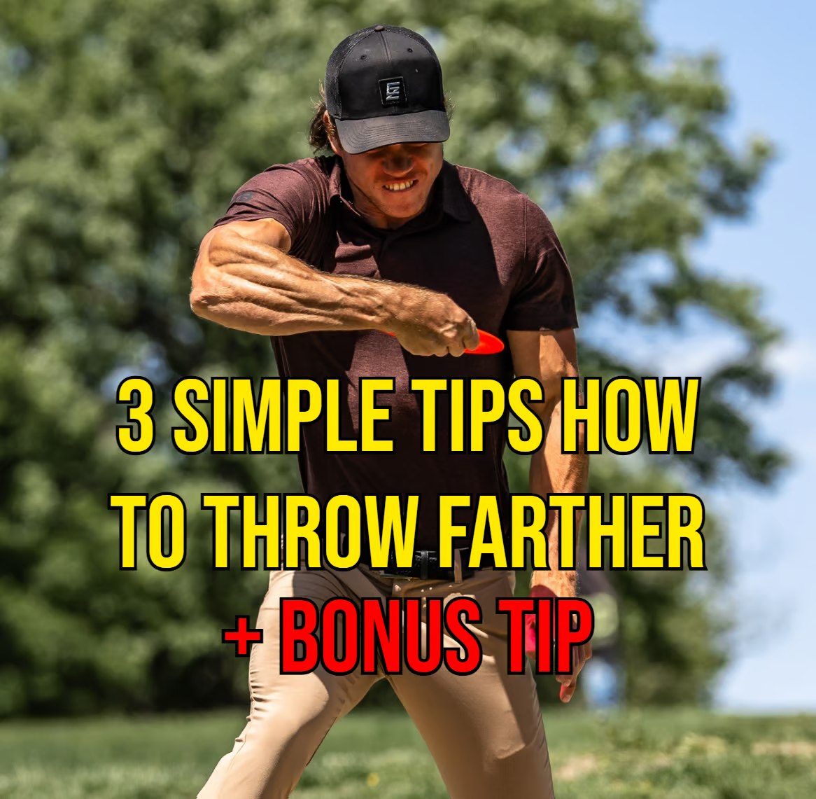 3 simple TIPS HOW TO THROW FARTHER in disc golf + BONUS tip! - Disc ...